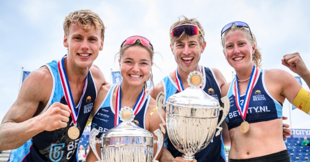 Steven van de Velde en Brecht Piersma prolongeren Nederlandse titel