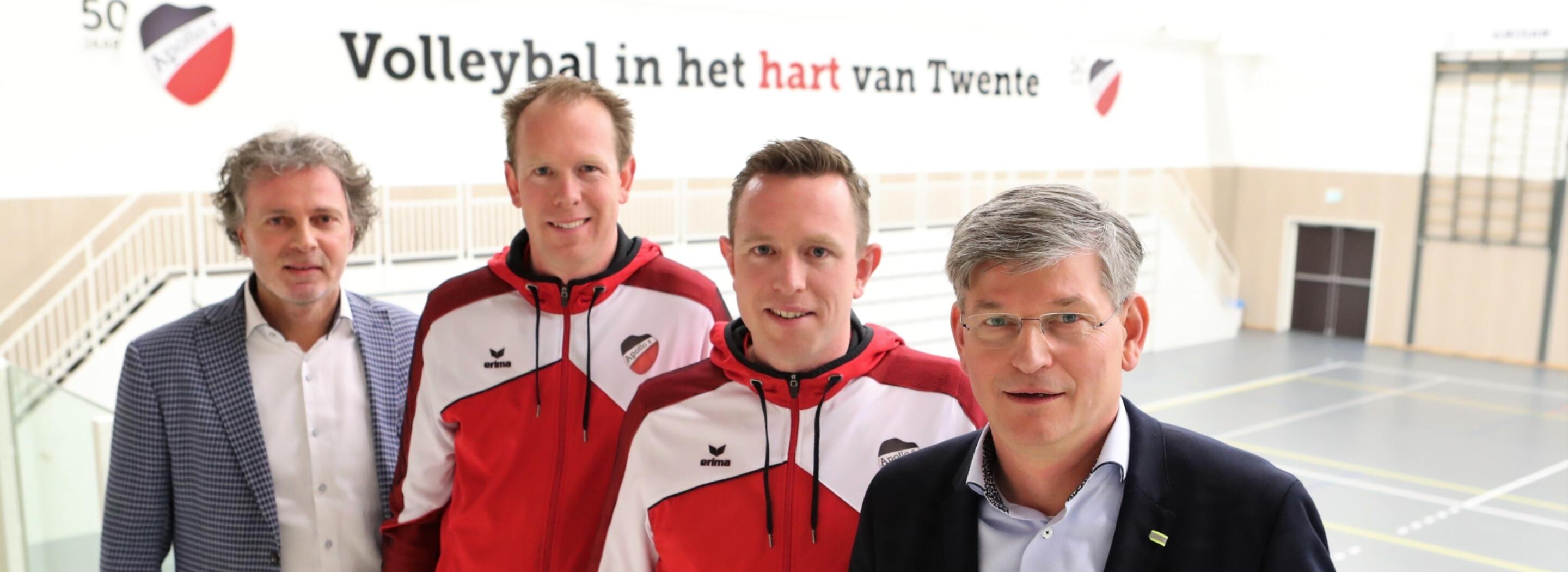 Thijs en Bart Oosting ook komend volleybalseizoen trainers Apollo 8