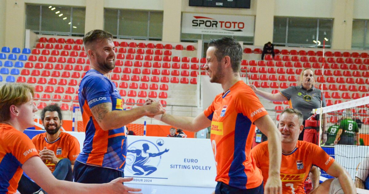 TeamNL Zitvolleybalmannen bemachtigen ticket voor EK A in Boedapest